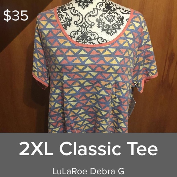 LuLaRoe | Tops | Lularoe 2xl Classic Tee | Poshmark